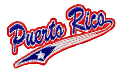 Puerto Rico Embroidery Design | EmbroideryDesigns.com