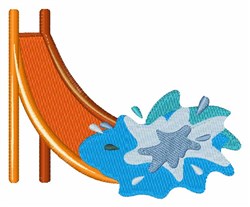 Water Slide Embroidery Design | EmbroideryDesigns.com