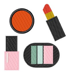 Cosmetics Embroidery Design | EmbroideryDesigns.com