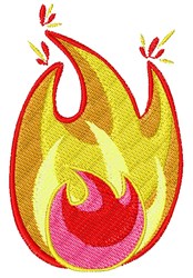 Fire & Flame Embroidery Design | EmbroideryDesigns.com