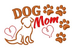 Dog Mom Embroidery Design | EmbroideryDesigns.com