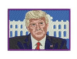 Donald Trump Embroidery Design | EmbroideryDesigns.com
