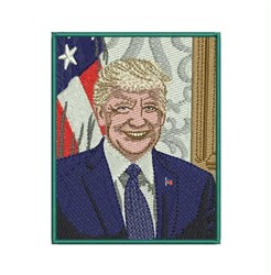 President Trump Embroidery Design | EmbroideryDesigns.com