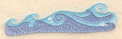 Embroidery Of Waves Ocean