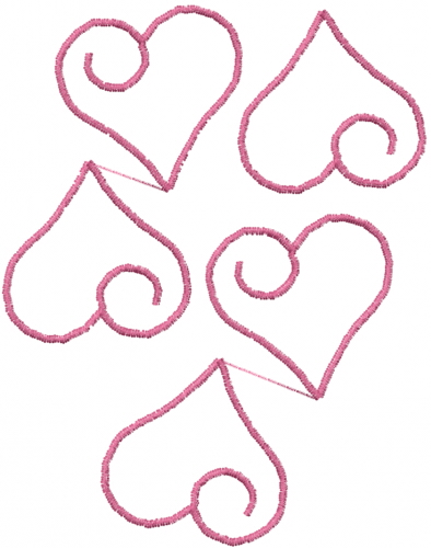 Heart Free Machine Embroidery Designs