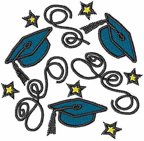 Embroidery Graduation Favors