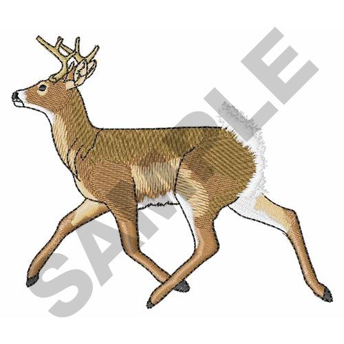 Jumping Deer Embroidery