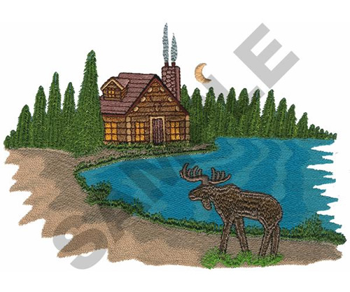 Log Cabin Machine Embroidery Designs