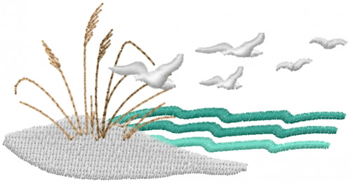 Beach Themed Machine Embroidery Designs - Design Talk