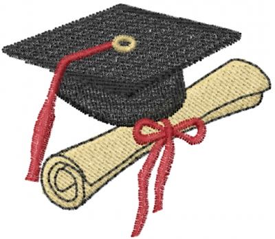 Embroidery Graduation Favors