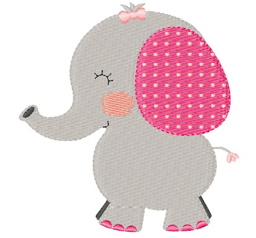 Elephant Hand Embroidery Design