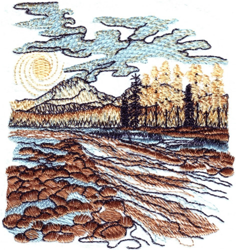 Mountains Hand Embroidery Patterns