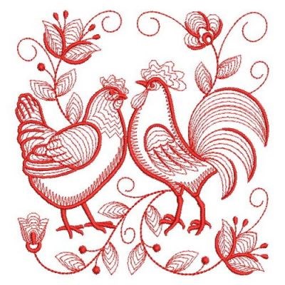 Redwork Embroidery Patterns