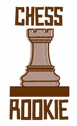 Chess Rookie Embroidery Design | EmbroideryDesigns.com