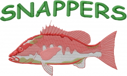 Snappers Embroidery Design | EmbroideryDesigns.com