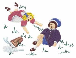 Jack and Jill Embroidery Design | EmbroideryDesigns.com