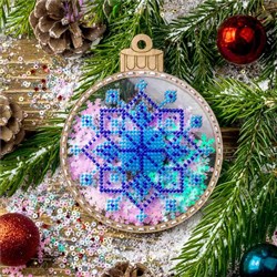 Bead Embroidery Ornament On Plastic Base | EmbroideryDesigns.com