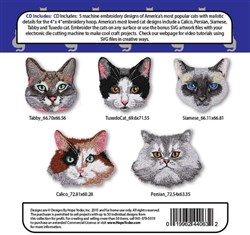Cat Tales Embroidery Designs CD - Embroidery Collection ...