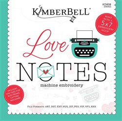 Love Notes For Machine Embroidery - Embroidery Collection ...