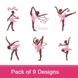 Ballarina Beauty Embroidery design pack by Ann The Gran ...