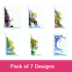 Background Scenes Embroidery design pack by Balboa Threadworks ...