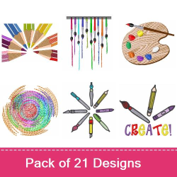Create Your Art Embroidery design pack by Concord Collections ...
