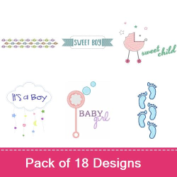 Baby Love Embroidery design pack by Concord Collections ...
