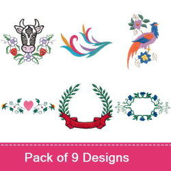 Scroll Embroidery design pack by Dakota Collectibles, Embroidery Packs ...