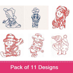 Girls & Women Embroidery design pack by Daydream Designs ...