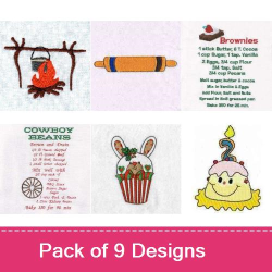 In The Kitchen Embroidery design pack by Daydream Designs, Embroidery ...