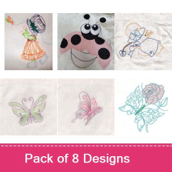 Colorwork Insects Embroidery design pack by Daydream Designs ...