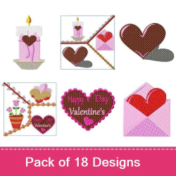 Valentine Treats 2 Embroidery design pack by Daydream Designs ...