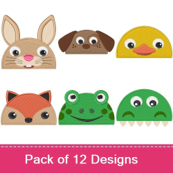 Pocket Toppers Embroidery design pack by Easy Embroidery, Embroidery ...