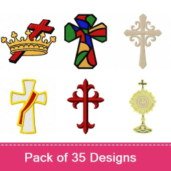 Deacon Cross Embroidery design pack by Embroidery Stitches, Embroidery ...