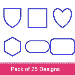 APPLIQUE COVER UP SET Embroidery design pack by Estitch, Embroidery ...