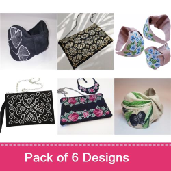 Bags & Accessories Embroidery design pack by Field Of Stitches ...