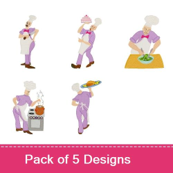 French Chefs Embroidery design pack by Foxy Ladybug Designs ...