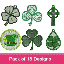 St Patricks Day FSL Embroidery design pack by FSL Studio, Embroidery ...