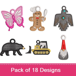 FSL Pendants Embroidery design pack by FSL Studio, Embroidery Packs on ...