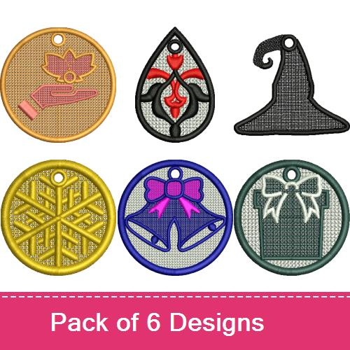 Holiday FSL Ornaments Embroidery design pack by FSL Studio ...