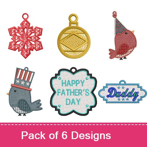 FSL Miscellaneous Holiday Ornaments Embroidery design pack by FSL ...