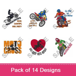 Gear Up! Embroidery design pack by Great Notions, Embroidery Packs on ...