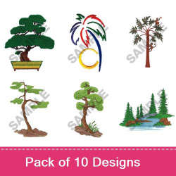 A Tree In The Forest Embroidery design pack by Great Notions ...