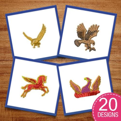 Life In The Wild Embroidery design pack by Internet Stitch, Embroidery ...