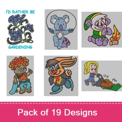Play Outside In The Sun! Embroidery design pack by Landmark Embroidery ...