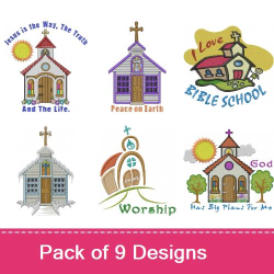 Believe In Church Embroidery design pack by Machine Embroidery Designs ...