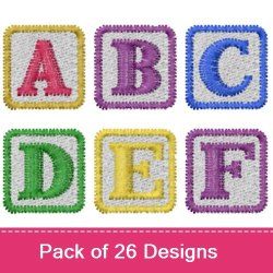 Baby Block Embroidery design pack by Machine Embroidery Designs ...