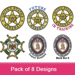 Crests Embroidery design pack by Machine Embroidery Designs, Embroidery ...