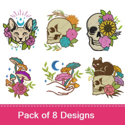 Florals Embroidery design pack by Maya Kreations | EmbroideryDesigns.com