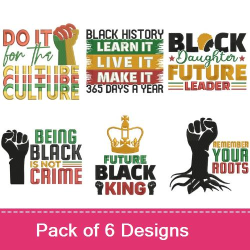 Civil Rights Pack Embroidery design pack by Mira Embroidery, Embroidery ...